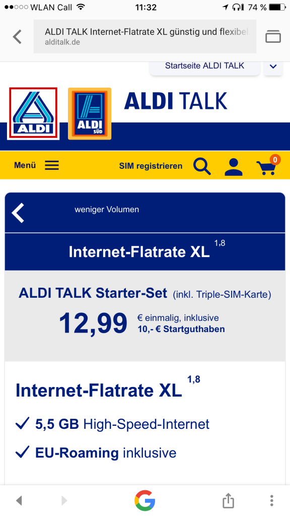 Test Aldi Talk im LTE Router | Wohnmobilreisen